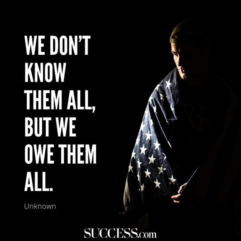 13 Memorial Day Quotes To Honor Americas Fallen Soldiers Success